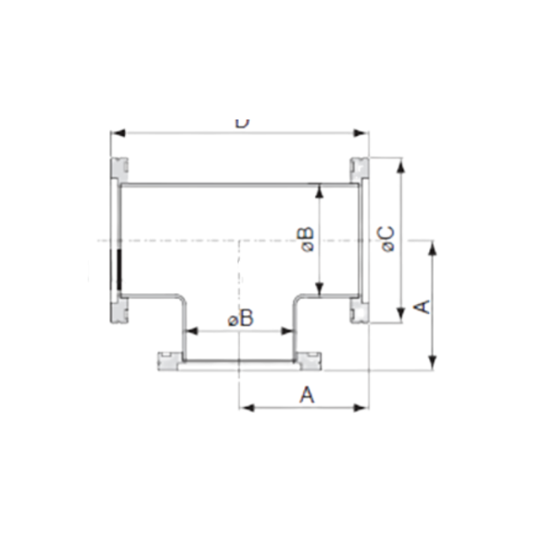 HTC ISO Equal Tee - Mega Valve & Fitting Pte Ltd