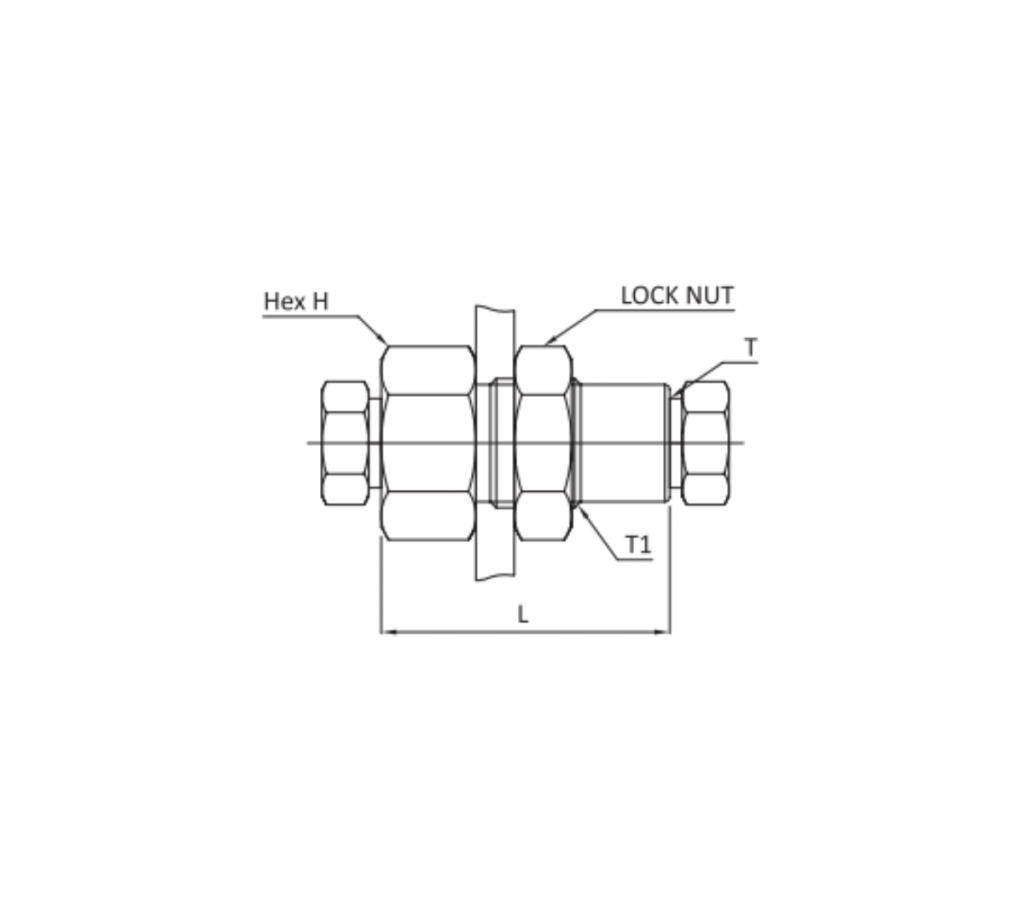 BMT High Pressure Bulkhead Coupling - Mega Valve & Fitting Pte Ltd