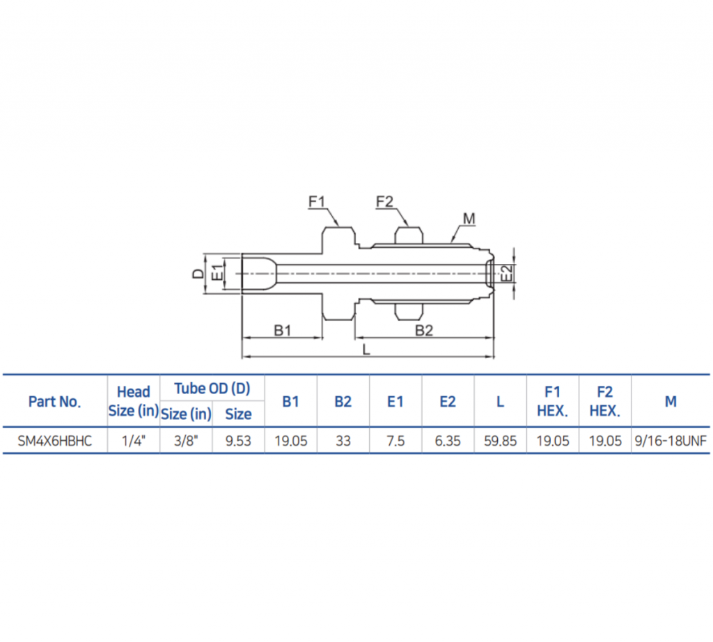 BMT High Flow Tube Butt Weld (TBW) Bulkhead Connector - Mega Valve ...