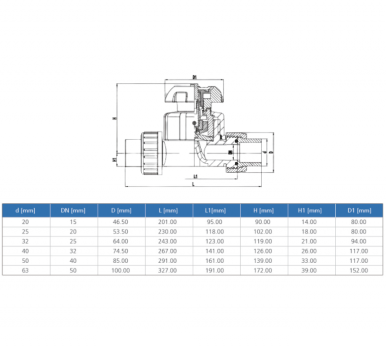 HP Ray PVDF-UHP True Union Diaphragm Valve Butt Fusion Type - Mega Valve & Fitting Pte Ltd